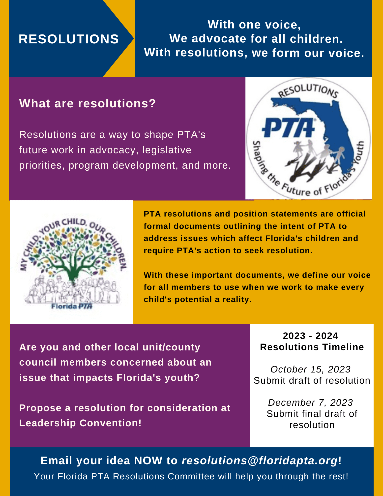Resolutions – Florida PTA
